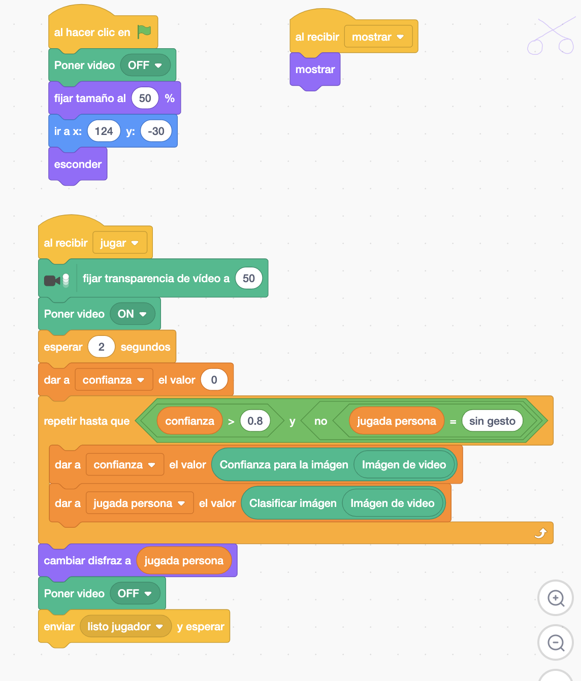 Actividad - Piedra, Papel o Tijeras - LearningML - AI made easy